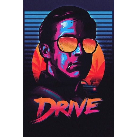 PosterGifts185 | Art | Drive Face Movie Fan Art Poster | Poshmark